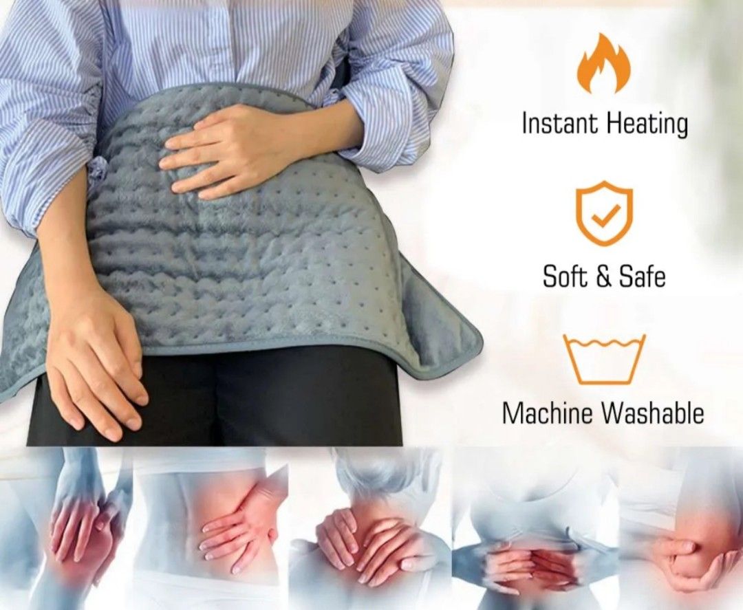 Electric Heating Pad, Health & Nutrition, Massage Devices on Carousell