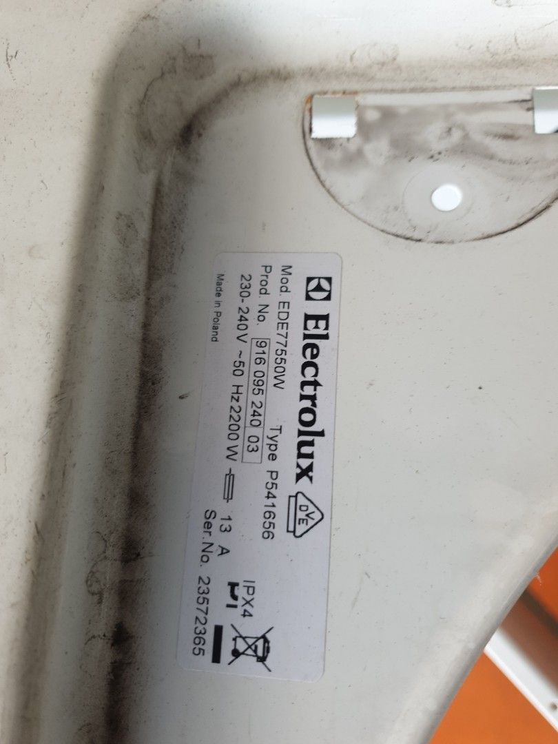 Electrolux control panel, TV & Home Appliances, Washing Machines and ...