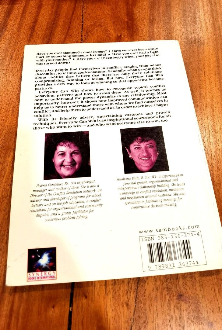 Everyone Can Win How To Resolve Conflict Book By Helena Cornelius ...