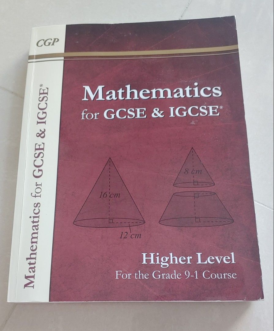Excel IGCSE Maths Revision, 興趣及遊戲, 書本 & 文具, 教科書 - Carousell