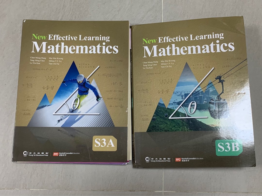 F3 new effective learning mathematics 3a 3b, 興趣及遊戲, 書本 & 文具, 教科書 ...
