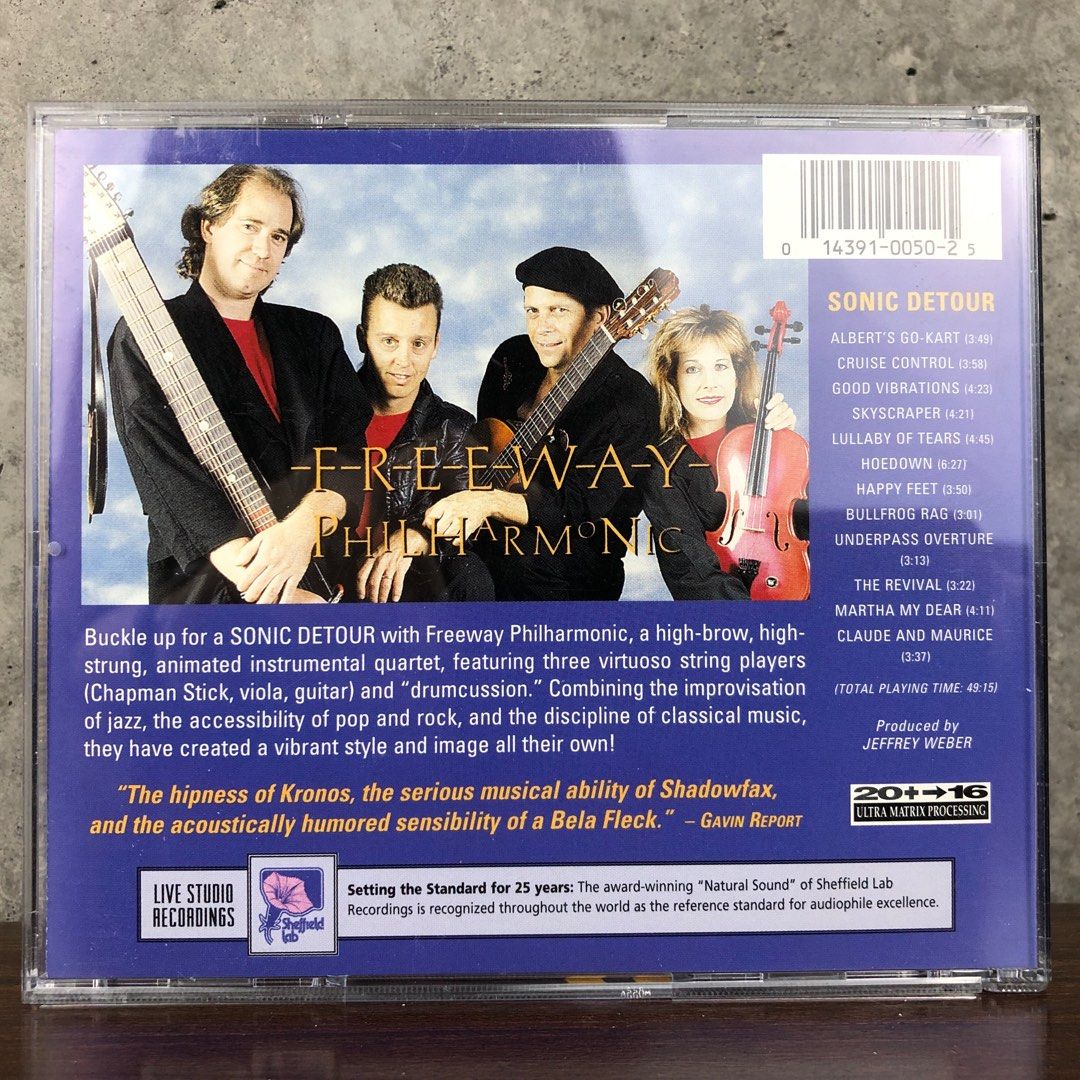 Freeway Philharmonic | Sonic Detour | Sheffield Lab | Audiophile CD ...