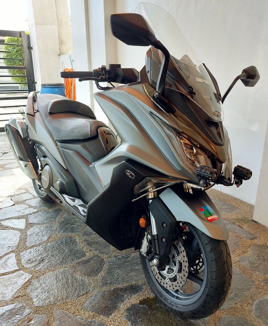 FS 2020 Kymco AK550 Low Odo, Motorbikes, Motorbikes for Sale on Carousell