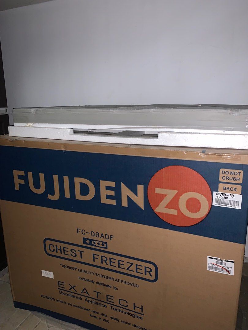 FUJIDENZO CHEST FREEZER, TV & Home Appliances, Kitchen Appliances ...