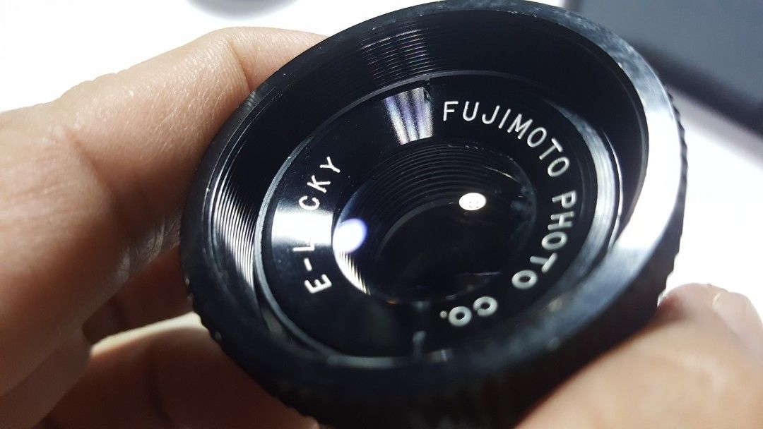 Fujimoto E-Lucky Anastigmat Lens 1:4.5 F= 75mm Fujimoto Enlarger lens ...