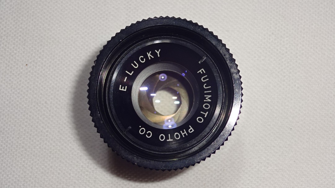 Fujimoto E-Lucky Anastigmat Lens 1:4.5 F= 75mm Fujimoto Enlarger lens ...