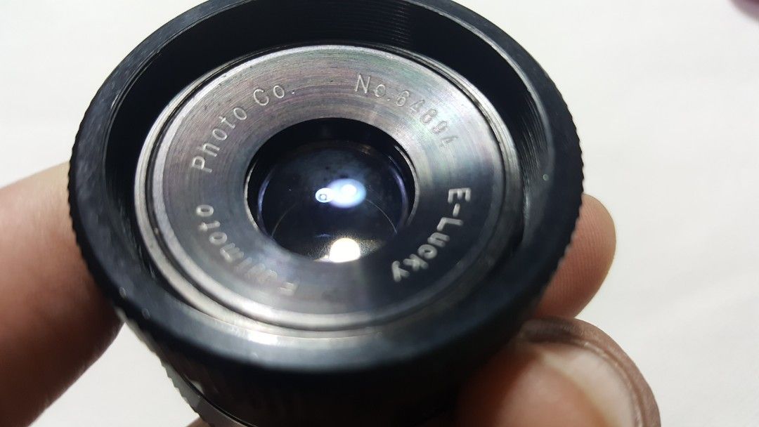 Fujimoto E-Lucky Anastigmat Lens 1:3.5 F= 50mm Fujimoto Enlarger lens ...