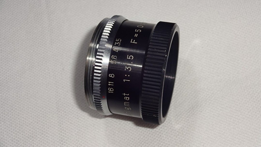 Fujimoto E-Lucky Anastigmat Lens 1:3.5 F= 50mm Fujimoto Enlarger lens ...