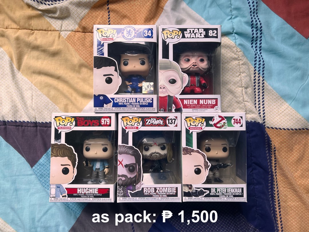 Funko Pop - Pack of 5 (NEGOTIABLE), Hobbies & Toys, Toys & Games on ...