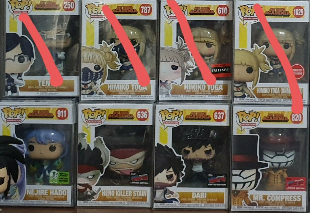 Funko Pop MHA Grails, Hobbies & Toys, Toys & Games on Carousell