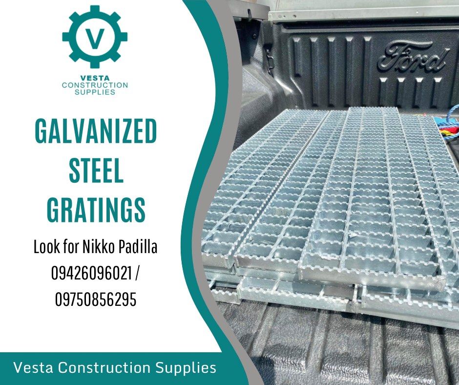 Galvanized Steel Gratings, Commercial & Industrial, Construction Tools ...
