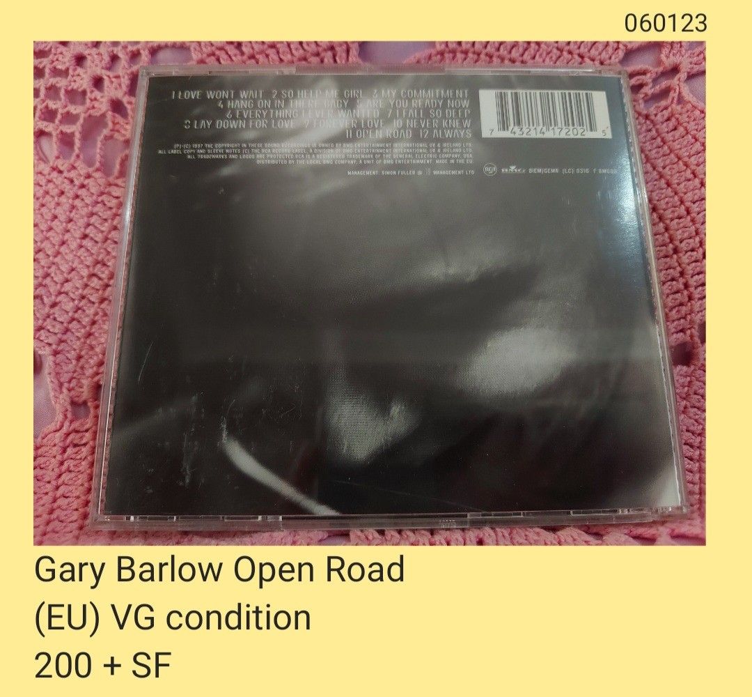 Gary Barlow Open Road CD (unsealed) on Carousell