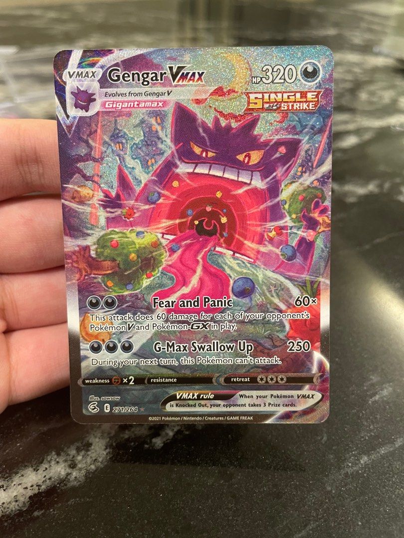 Gengar vmax Alternate art AA alt art, Hobbies & Toys, Toys & Games on ...