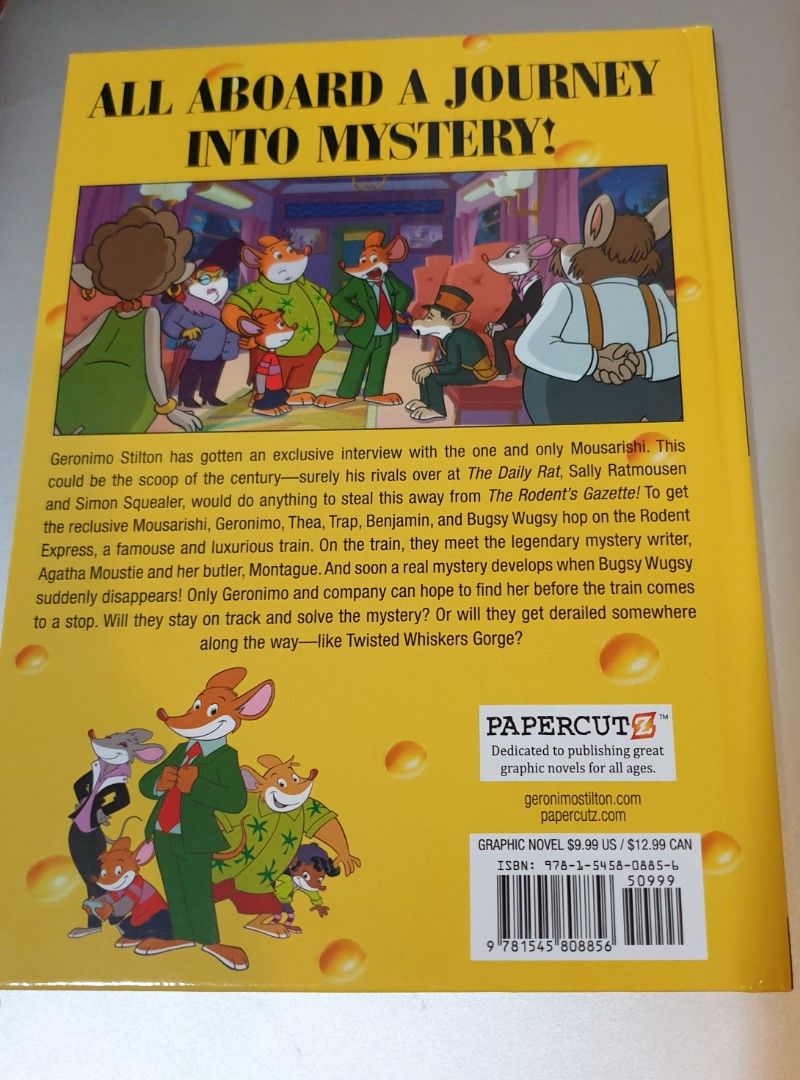 Geronimo Stilton Reporter #11: Intrigue on the Rodent Express, Hobbies ...