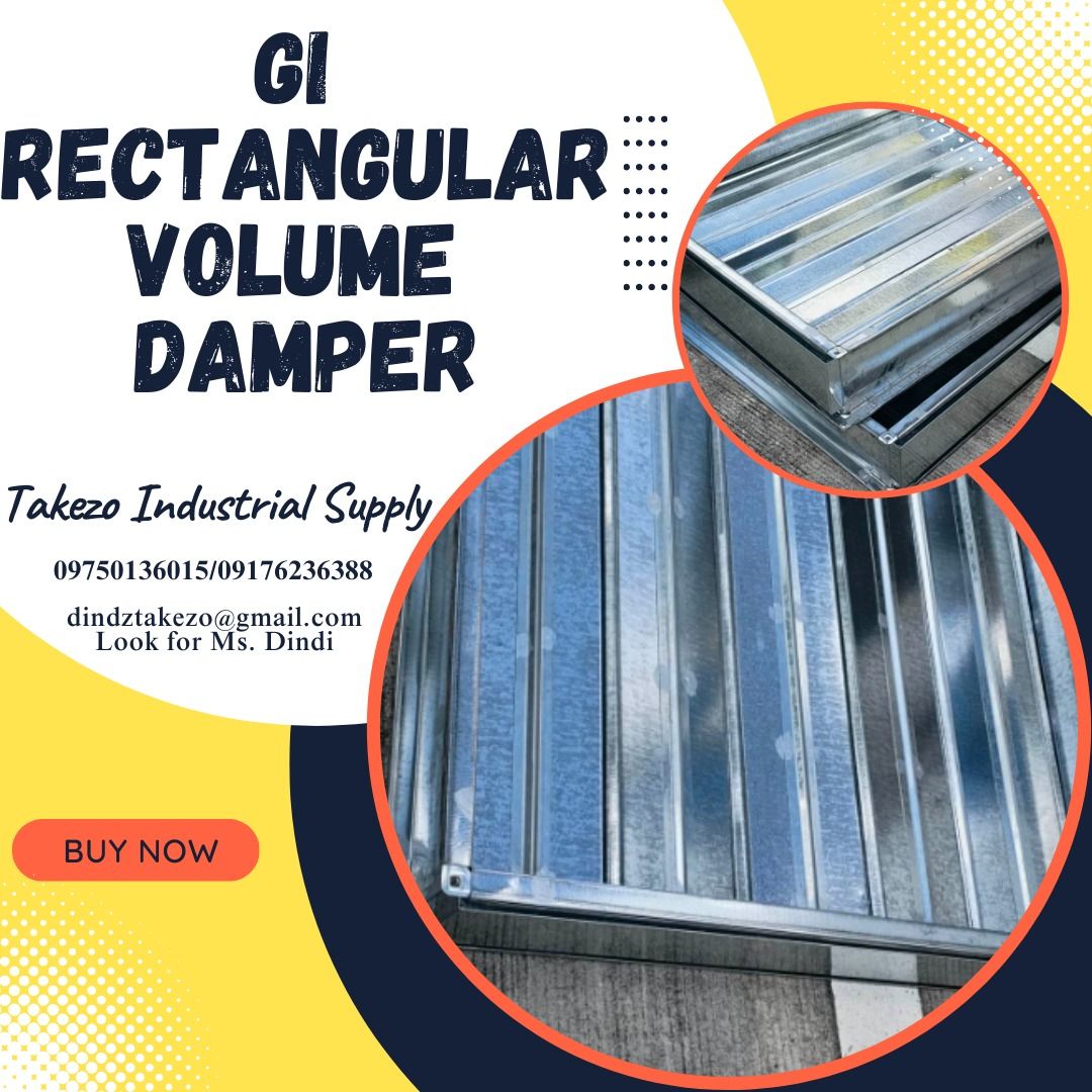GI Rectangular Volume Damper on Carousell