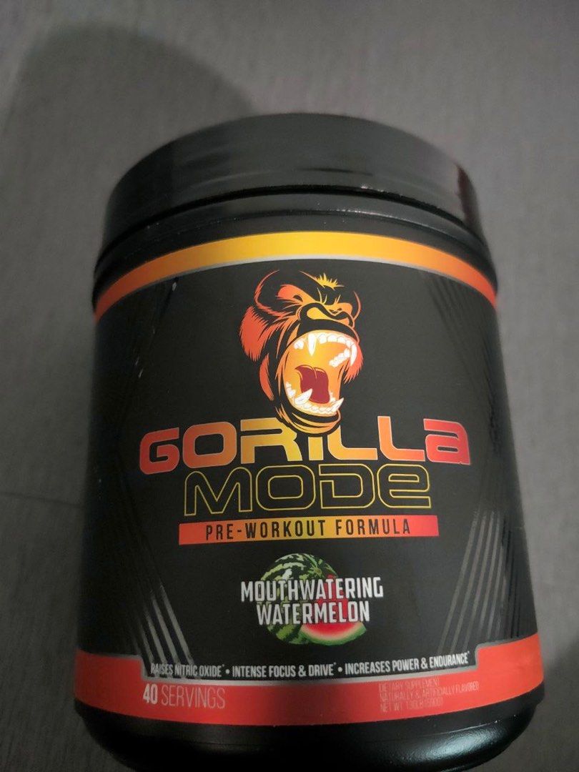 Gorilla Mode Pre Workout, Health & Nutrition, Health Supplements ...