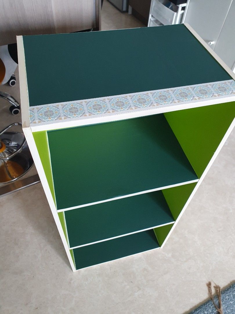 Green shelving unit shelves, Furniture & Home Living, Furniture ...
