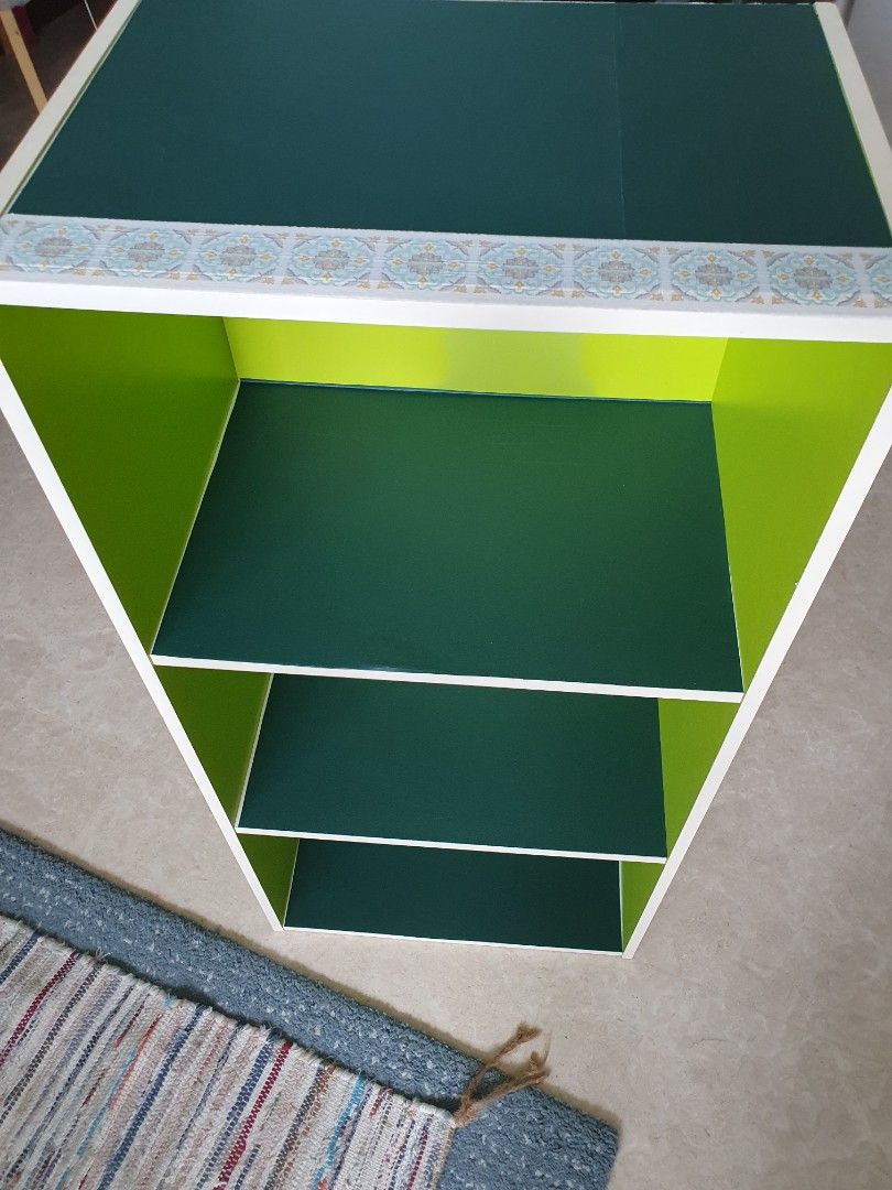 Green shelving unit shelves, Furniture & Home Living, Furniture ...