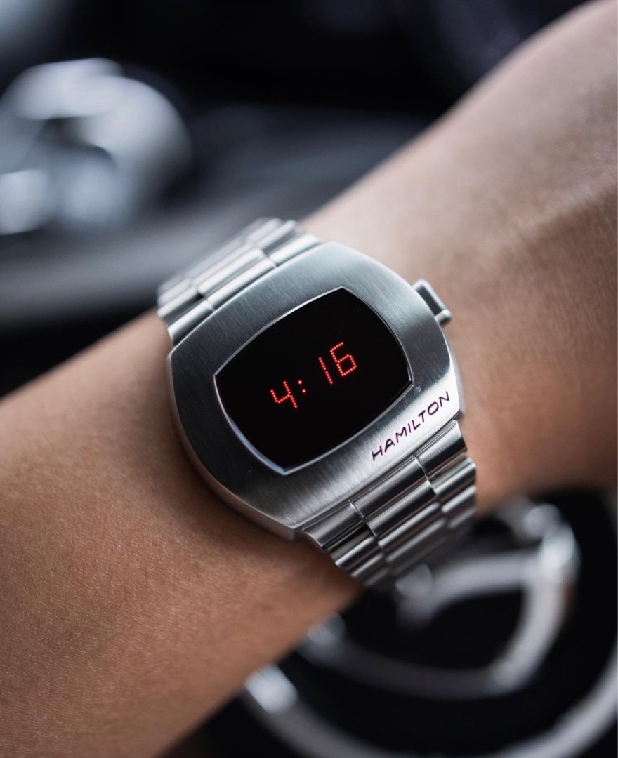 Hamilton PSR LED Quartz, Men's Fashion, Watches & Accessories, Watches ...