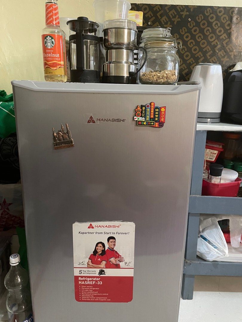 Hanabishi Refrigerator with freezer compartment, TV & Home Appliances ...