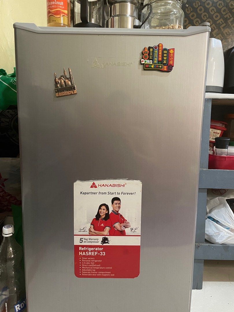 Hanabishi Refrigerator with freezer compartment, TV & Home Appliances ...