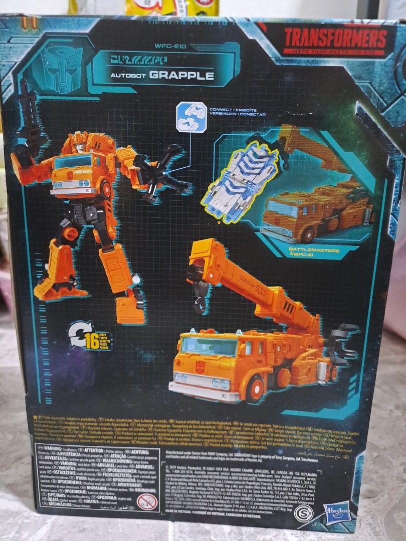 Hasbro Transformers Earthrise Autobot Grapple, Hobbies & Toys, Toys & Games on Carousell