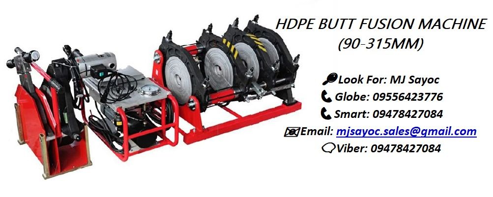 HDPE BUTT FUSION MACHINE (90-315MM), Commercial & Industrial ...