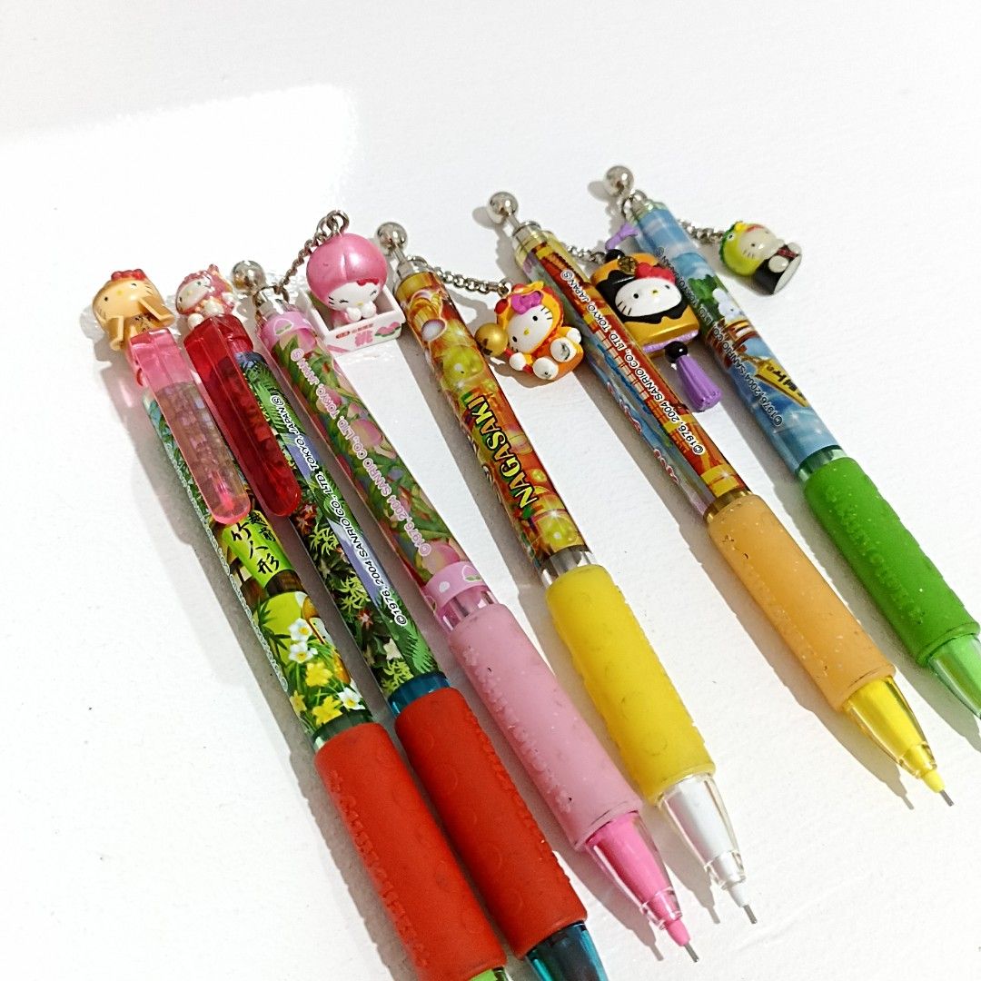 Hello Kitty Mechanical Pencils Gotochi, Hobbies & Toys, Memorabilia ...