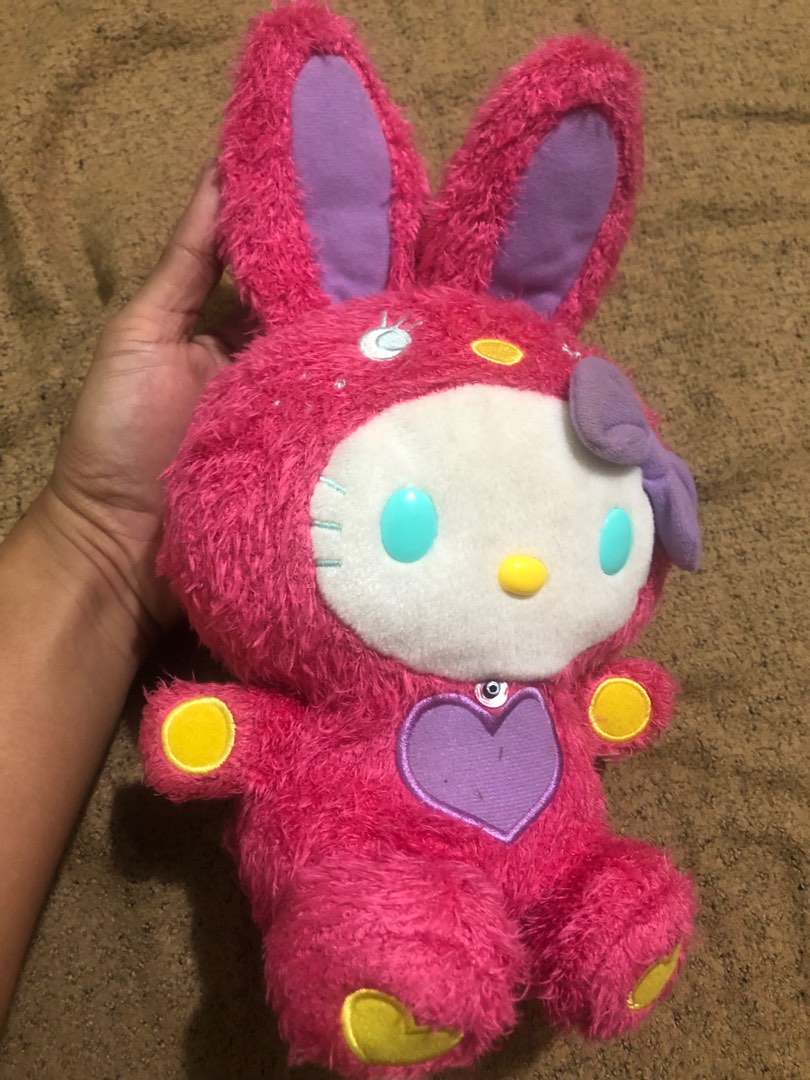 Hello kitty talking plush doll on Carousell