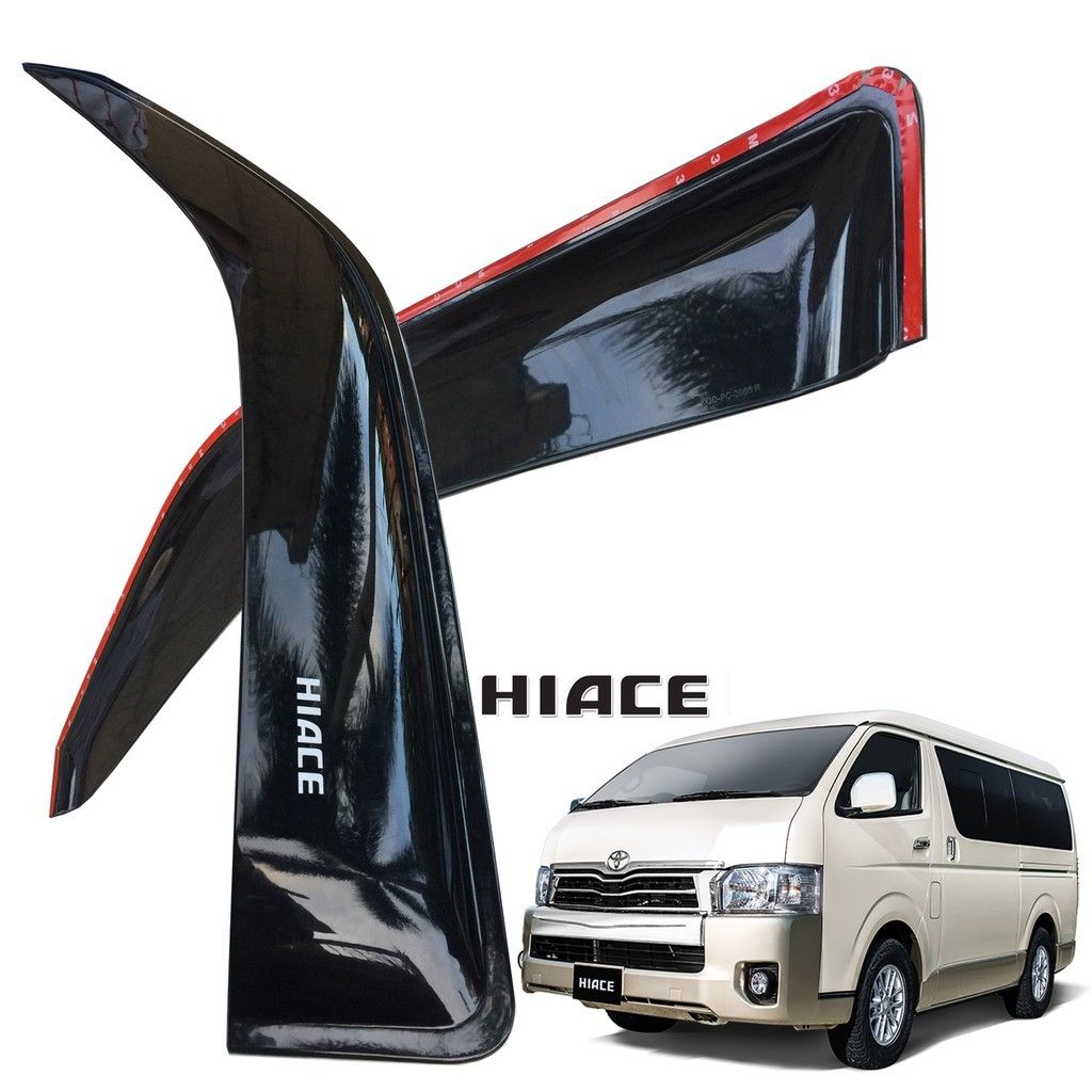 Hiace Front Wiper Guard + Window visor, Car Accessories, Accessories on ...