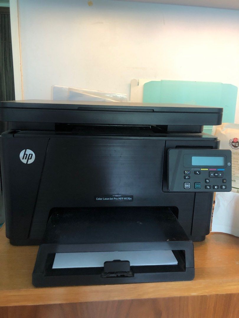 HP Color LaserJet Pro MFP M176n彩色鐳射打印機, 電腦＆科技, 打印機及影印機 - Carousell