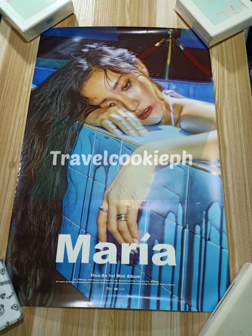 Hwasa Maria Album Posters Set, Hobbies & Toys, Memorabilia ...