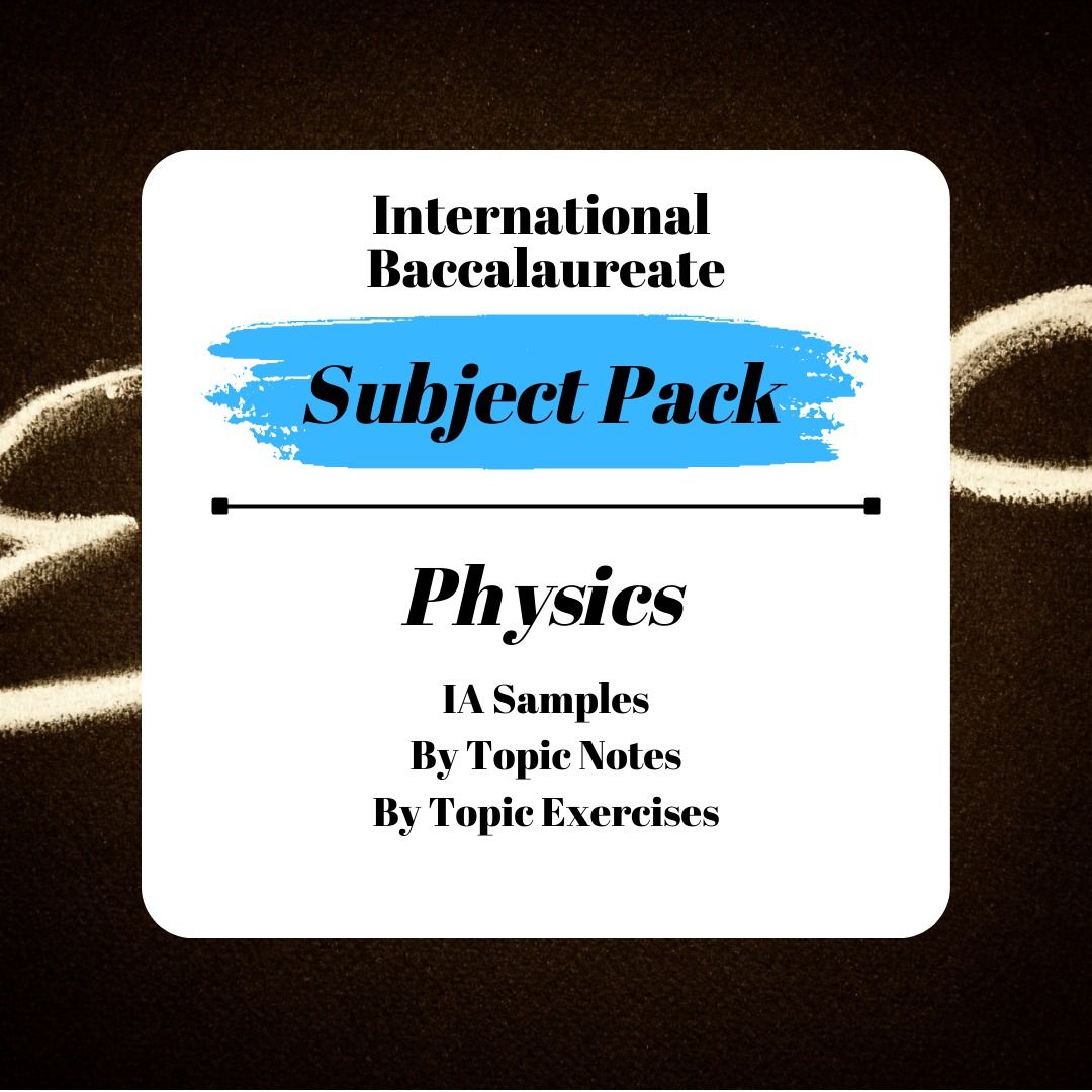 IB Physics By Topic Notes Exercises IA Samples, 興趣及遊戲, 書本 & 文具, 教科書 ...