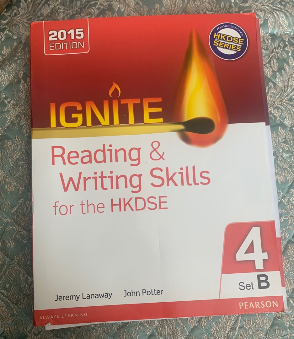 IGNITE - Reading & Writing Skills for the HKDSE, 興趣及遊戲, 書本 & 文具, 教科書 - Carousell