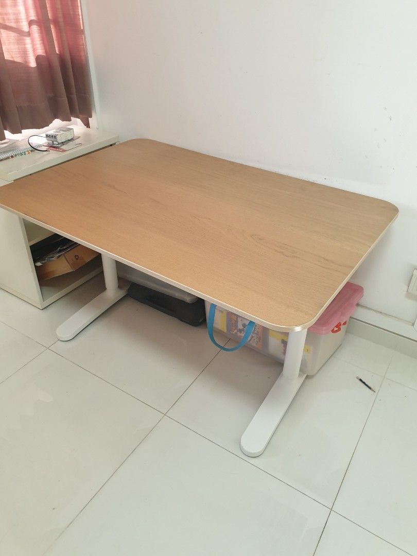 IKEA BEKANT Study Table, Furniture & Home Living, Furniture, Tables ...