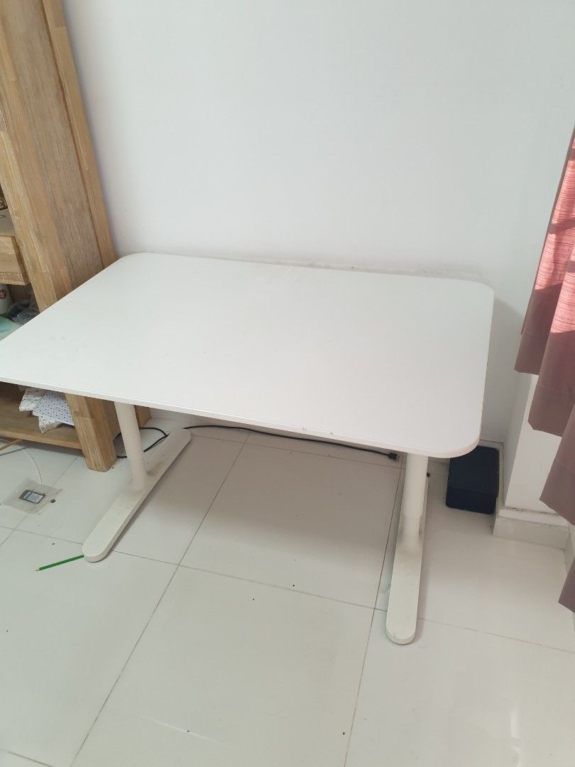 IKEA BEKANT Study Table, Furniture & Home Living, Furniture, Tables ...