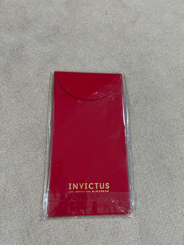 Invictus Red Packet, Hobbies & Toys, Stationery & Craft, Other ...