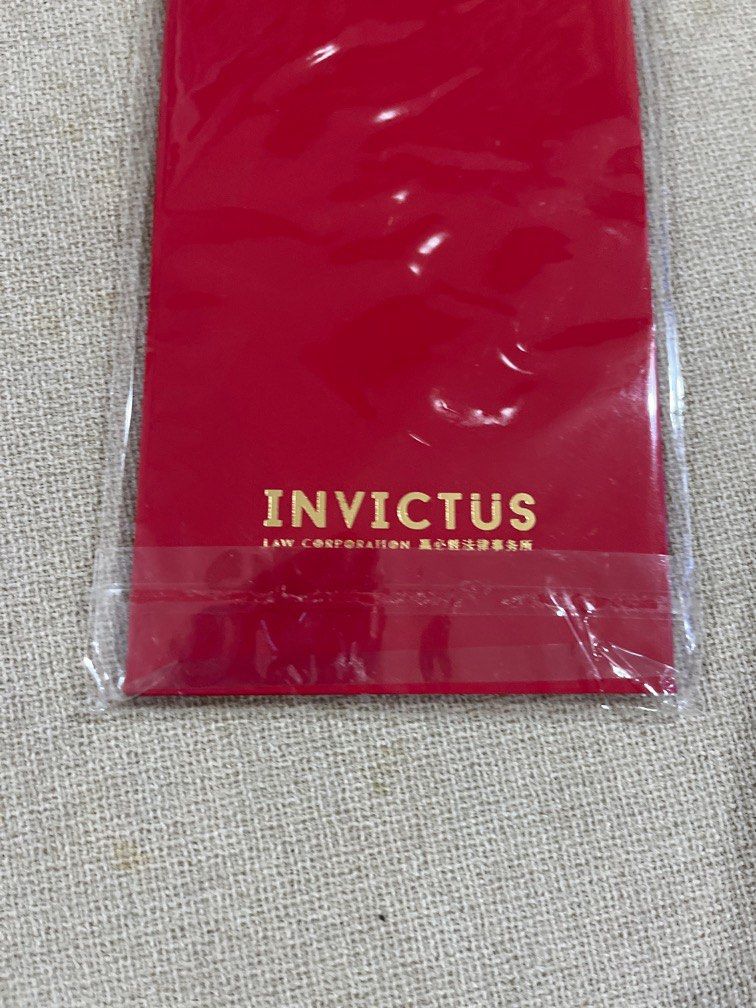 Invictus Red Packet, Hobbies & Toys, Stationery & Craft, Other ...