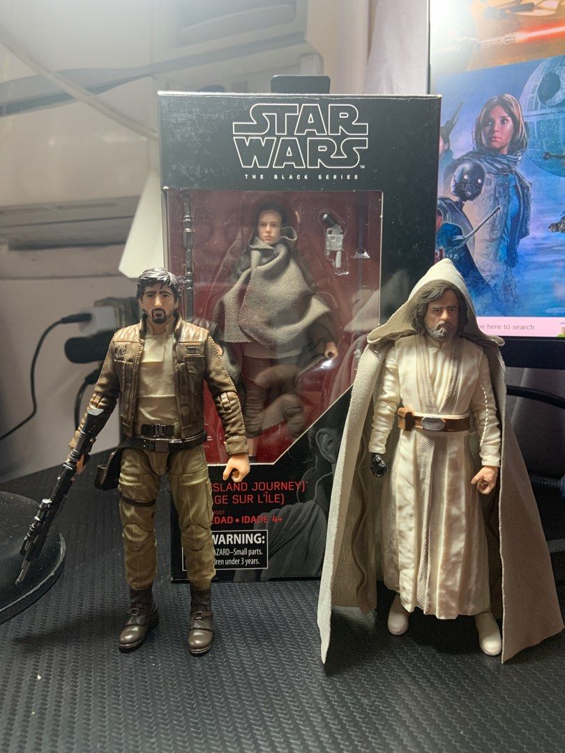 Island Journey Rey, TFA Luke Skywalker, 3-Pack Andor on Carousell