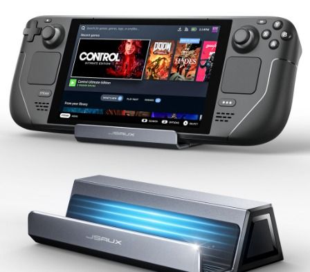 JSAUX Steam Deck Stand Frosted Aluminum Holder Game Console Nintendo ...