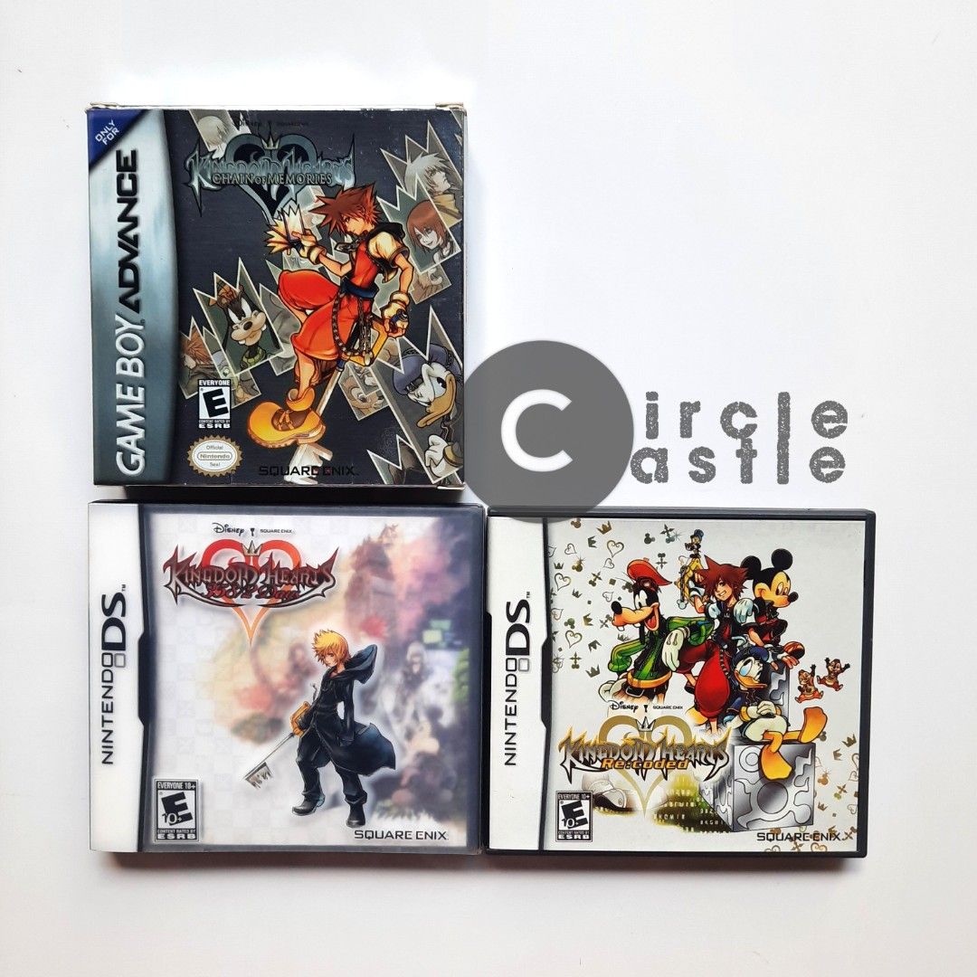 Kingdom Hearts Games for Gameboy Advance GBA Nintendo DS, Video Gaming ...