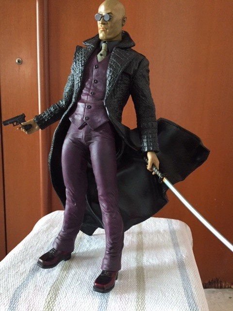 Kotobukiya Matrix Reloaded Morpheus 1/6 Soft Vinyl Figure, Hobbies ...