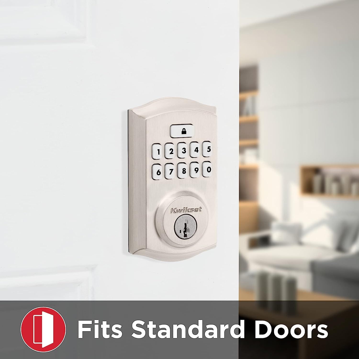 Kwikset SmartCode 260 Keyless Electronic Keypad Deadbolt, Microban ...