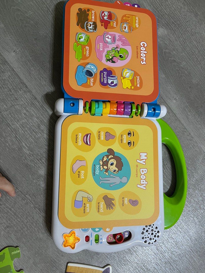 Leapfrog 100 words book (with defect), Babies & Kids, Infant Playtime ...