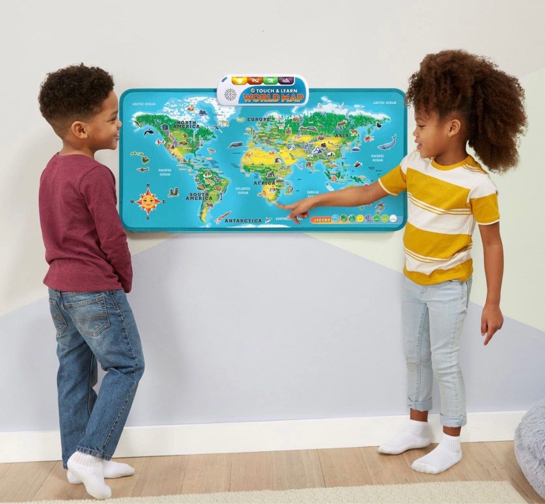 leapFrog Touch and Learn World Map U.P $110, Hobbies & Toys, Toys ...