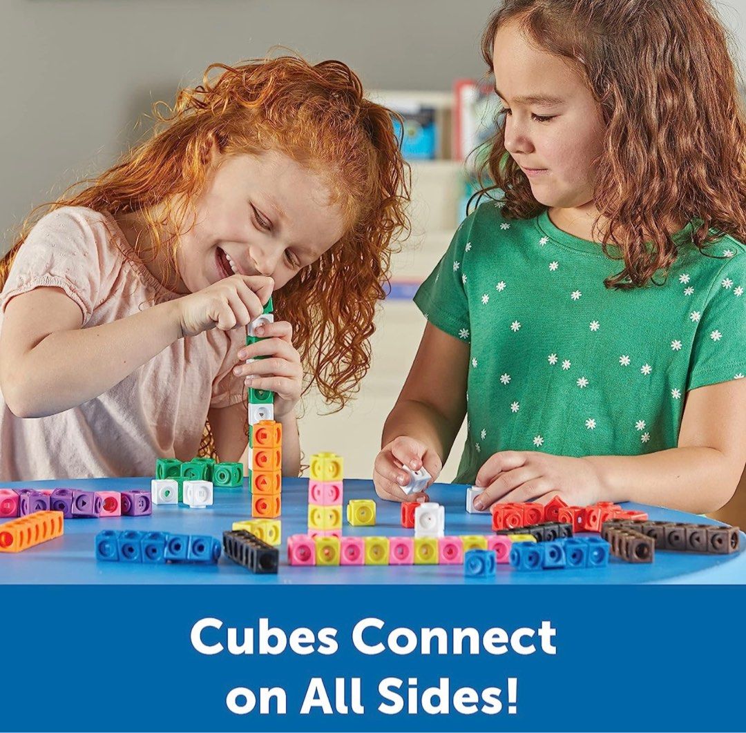 Learning resources math link cubes 100 pieces, Hobbies & Toys, Toys ...