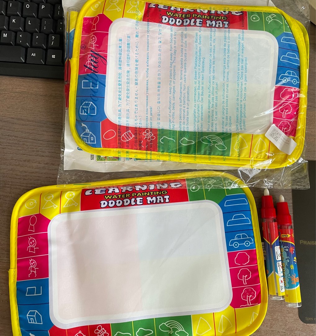 Learning water painting doodle mat Writing Watercolour Painting ...