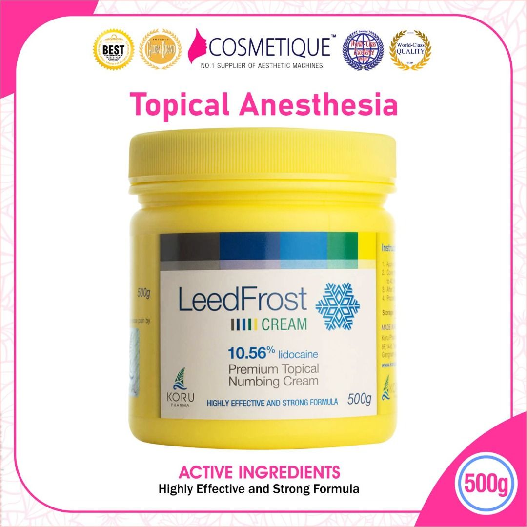 Leed Frost Topical Numbing Cream 500g, Beauty & Personal Care, Face ...