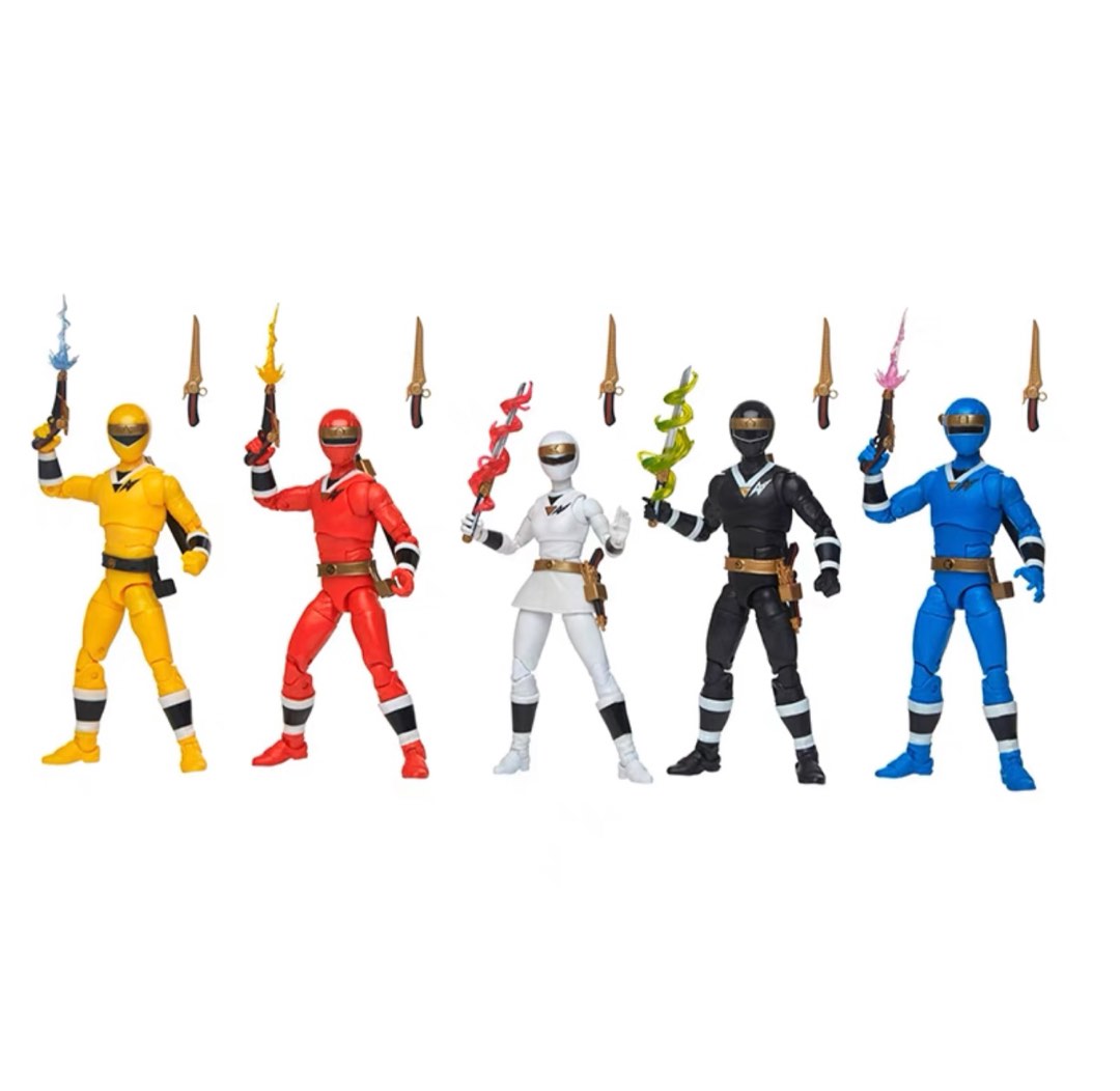 Lightning Collection Power Rangers Alien Rangers 5 pack Figures ...
