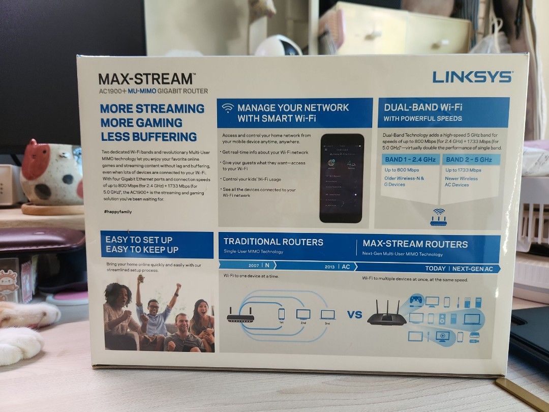 Linksys Router MAX-Stream, Computers & Tech, Parts & Accessories ...